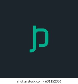 J P Letter Logo Vector (.AI) Free Download