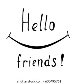 Hello and Friends Logo Vector (.EPS) Free Download