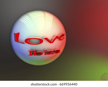 I love Ibiza Logo Vector (.EPS) Free Download