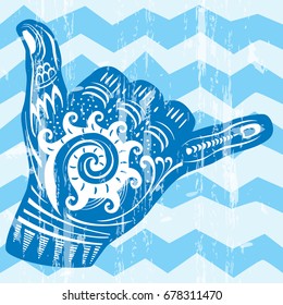 Hang Loose Logo Vector (.CDR) Free Download