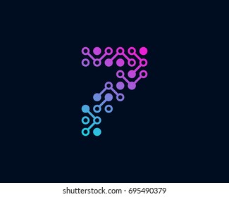 Line 7 Logo Vector (.EPS) Free Download