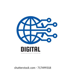 Tech world Logo Vector (.EPS) Free Download
