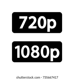 720p hd Logo Vector (.EPS) Free Download