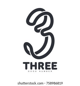 3 Logo Vector (.EPS) Free Download