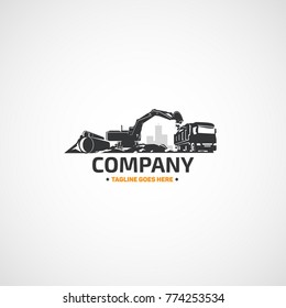 Construction Vehicle Logo Vector (.AI) Free Download