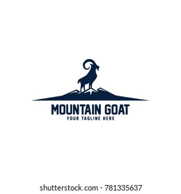 Mountain Goat Logo Vector (.PDF) Free Download