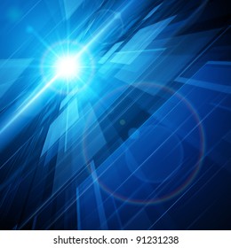 Neon Digital Network: Abstract Cyber Data Flow Tunnel Background ...