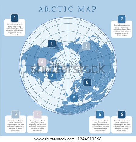 ARCTIC-MAP Stock Vector Images - Avopix.com