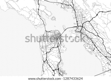 BAY-AREA-MAP Stock Vector Images - Avopix.com