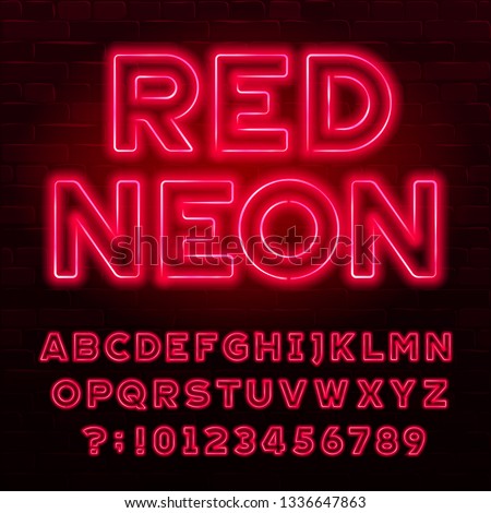 RED-TYPEFACE Stock Vector Images - Avopix.com