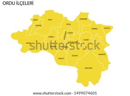 ORDU-MAP Stock Vector Images - Avopix.com