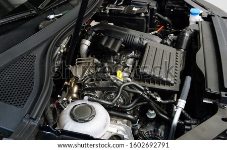 ENGINE-COMPARTMENT-OF-THE-CAR Stock Photos and Images - Avopix.com
