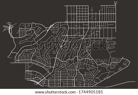 MONTEREY-PARK-MAP Stock Vector Images - Avopix.com