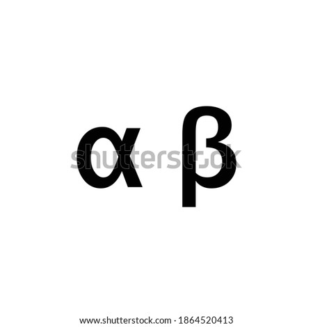 GREEK-ALPHABET-ALPHA-BETA Stock Vector Images - Avopix.com