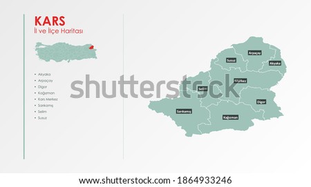KARS-MAP Stock Vector Images - Avopix.com