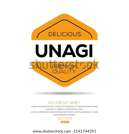 UNAGI-LOGO Stock Vector Images - Avopix.com