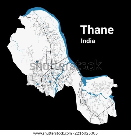 THANE-MAP Stock Vector Images - Avopix.com