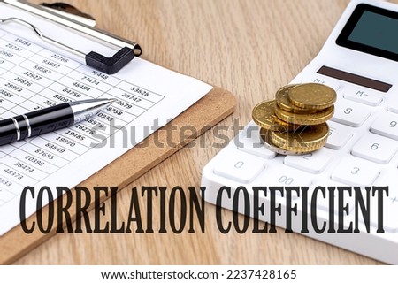 CORRELATION-COEFFICIENT Stock Photos and Images - Avopix.com