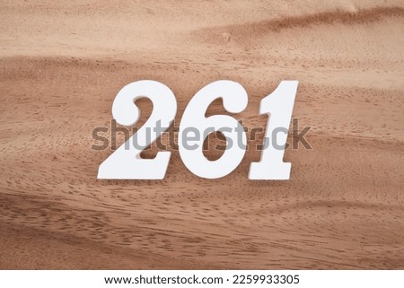 NUMBER-261 Stock Photos and Images - Avopix.com