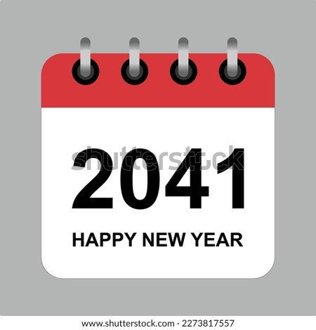 2041-CALENDAR Stock Vector Images - Avopix.com
