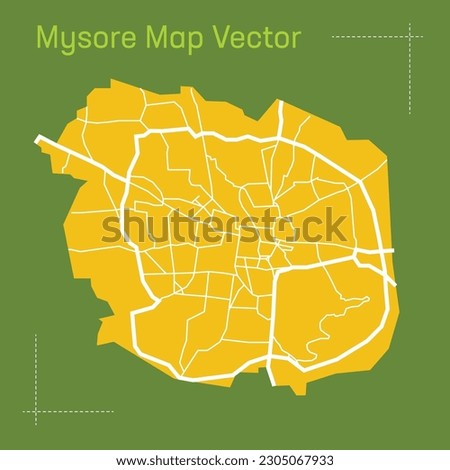 MYSORE-MAP Stock Vector Images - Avopix.com