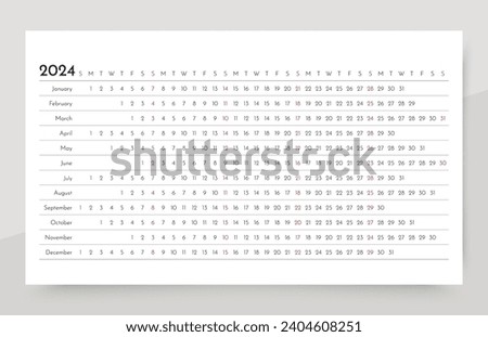 ANNUAL-SCHEDULE-GRID Stock Vector Images - Avopix.com