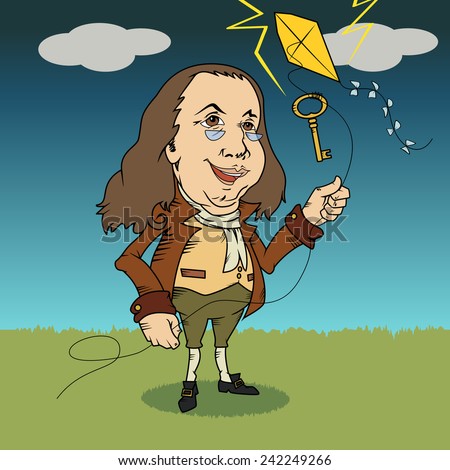 BENJAMIN-FRANKLIN-CARTOON Stock Vector Images - Avopix.com