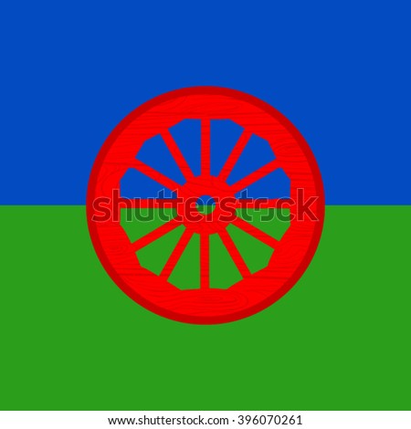 GYPSY-FLAG Stock Vector Images - Avopix.com