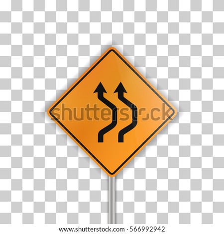 LANE-SHIFT-SIGN Stock Vector Images - Avopix.com