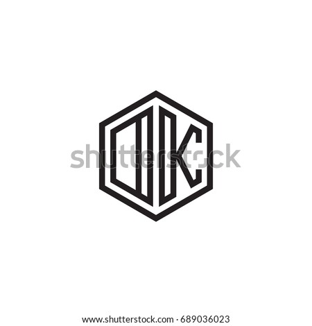 OK-AND-DK-LETTER Stock Vector Images - Avopix.com