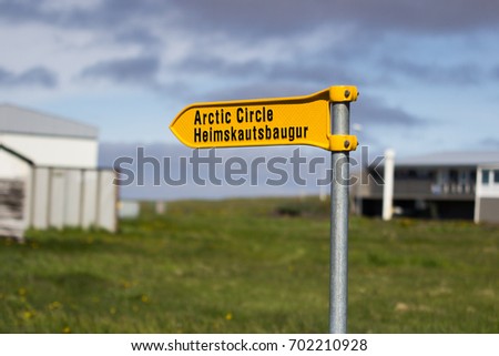 ARCTIC-SIGN Stock Photos and Images - Avopix.com