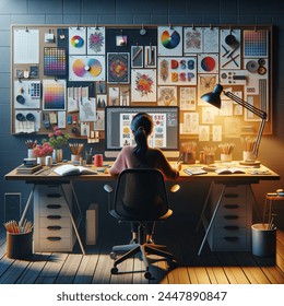 Graphic Designer Collage AI-generated image 2402666307 | Shutterstock