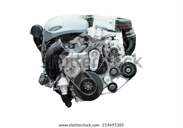 Image Engine Isolated Under White Background Stock Photo 214695385 ...