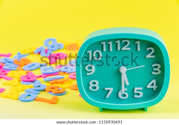 Image Fixed Time Leave Clock Number Stock Photo 1150930691 | Shutterstock