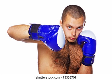 Image Handsome Boxer Posing Isolated On Stock Photo 93333709 | Shutterstock