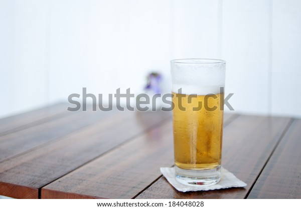 Image Leftover Beer Stock Photo (Edit Now) 184048028