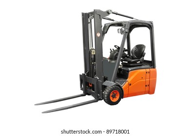 19,586 Forklift white background Images, Stock Photos & Vectors ...