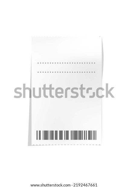 Image Receipt Barcode Stock Photo 2192467661 | Shutterstock