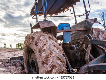 Image Tractor Mud Stock Photo 485767063 | Shutterstock
