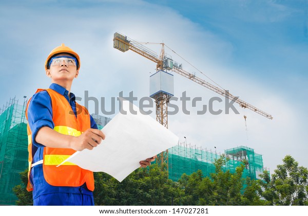 Image Young On Constructorsite Stock Photo 147027281 | Shutterstock