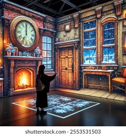 Immersive Interactive Room Featuring Projection-mapped Walls AI ...