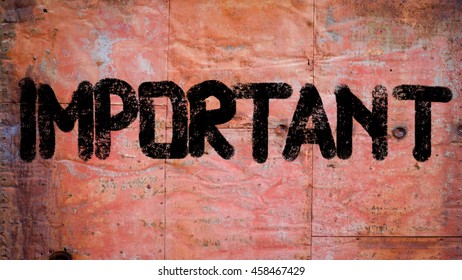 Important Concept Stock Photo 458467429 | Shutterstock