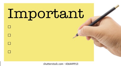 Important Note Images, Stock Photos & Vectors | Shutterstock