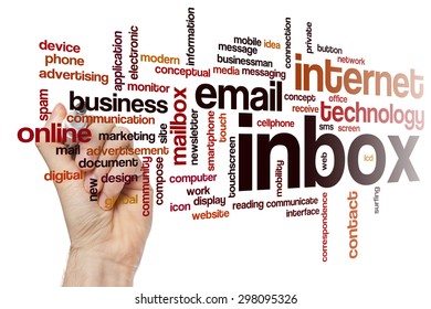 Inbox Word Cloud Stock Photo 298095326 | Shutterstock
