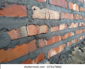 Incomplete Wall Section Under Construction Stock Photo 1576176862 ...