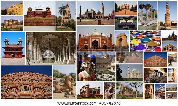 Monuments india collage : 179 photos et images de stock | Shutterstock