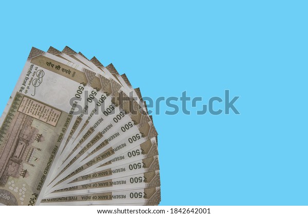 Indian Currency Notes Background Copy Space Stock Photo 1842642001 ...