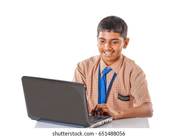 Indian School Boy Doing Study On Stock Photo 651488038 | Shutterstock