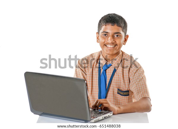 Indian School Boy Doing Study On Stock Photo 651488038 | Shutterstock