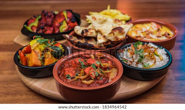 Indian Tapas Selection Currys Stock Photo 1834964542 | Shutterstock